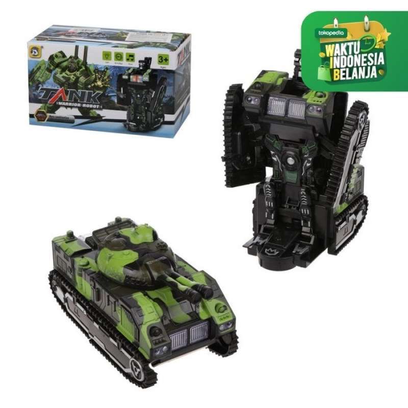 Promo MAINAN EDUKASI TANK WARRIOR ROBOT | MAINAN TANK JADI ROBOT NO ...