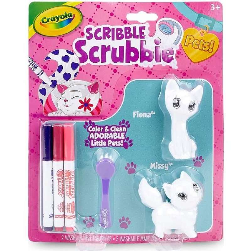 Jual Crayola Scribble Scrubbie Pets Dogs Cats Hamster Rabbit ...