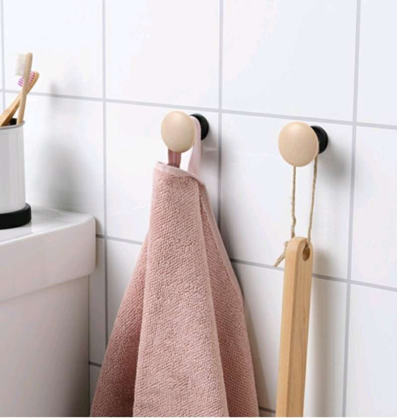 Jual Lillasjon Ikea Knop Pintu Knop Gantungan Kayu Birch Solid Isi 2 ...