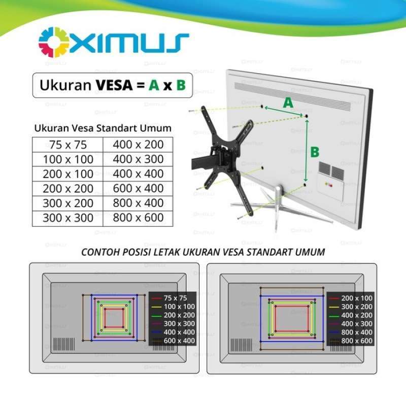 Jual Bracket Tv Monitor Led Lcd North Bayou Nb P6 Nbp6 40-75 New - Nb ...