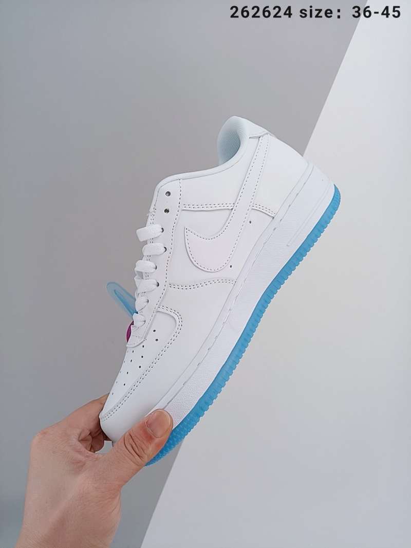 Jual Nike Air Force 1 Low Uv Air Force Pure White Uv Discoloration ...