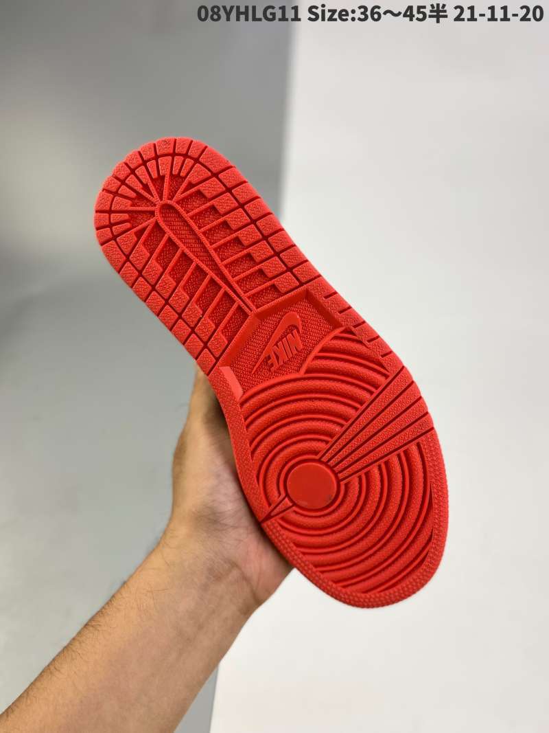 Jual Nike Air Jordan 1 Mid Se Medium Top Red Bean Milk Tea Aj1 ...