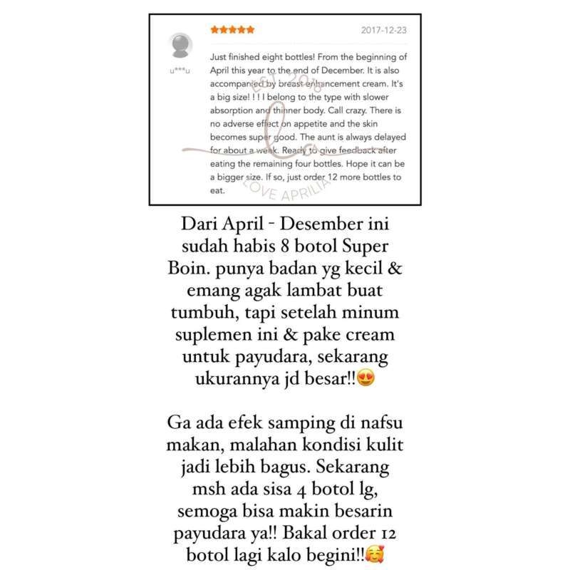 Jual Yuwa Pinky Body Super Boin Original Jepang, Suplemen Pembesar ...