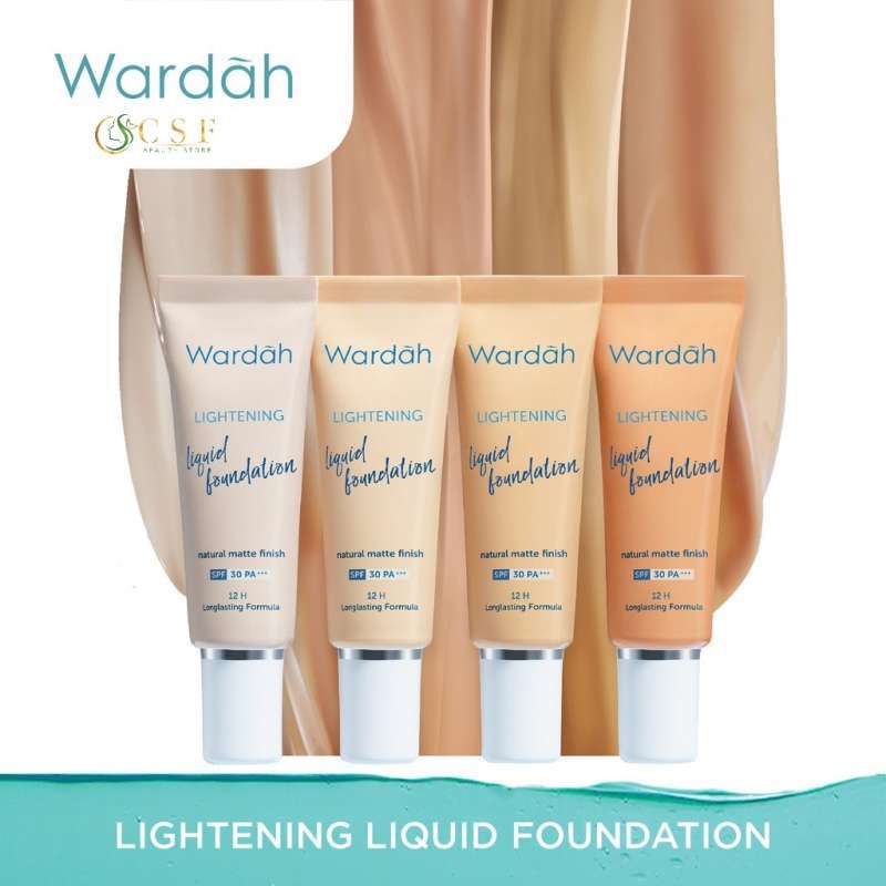 Jual Wardah Lightening Liquid Foundation - Mencerahkan dan Meratakan ...