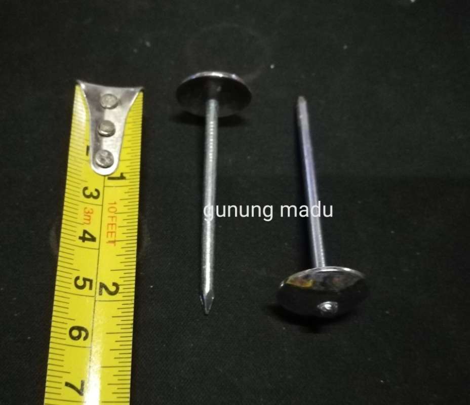 Jual PAKU PAYUNG 5 CM PER KG / PAKU SENG ASBES 2 INCH 2 5CM di Seller ...