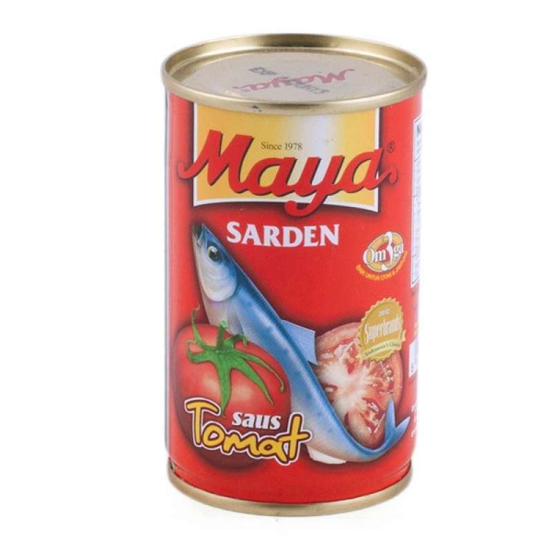 Promo MAYA Sardines Tomato Sauce 150g - Ikan Sarden Saus Tomat Kaleng ...
