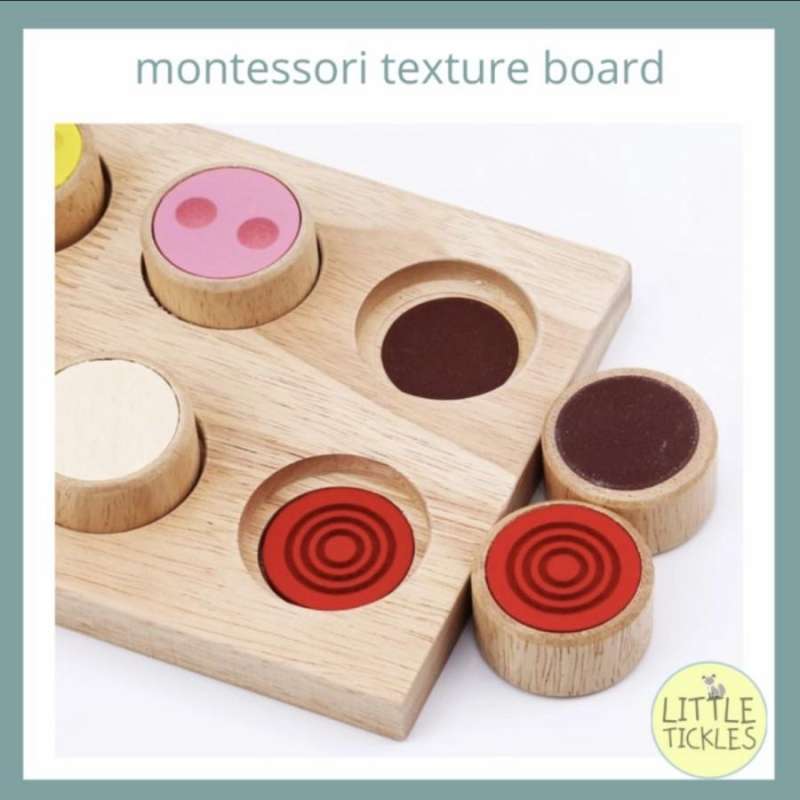 Jual Montessori Texture Board - Mainan Edukasi Anak di Seller Funwiit ...
