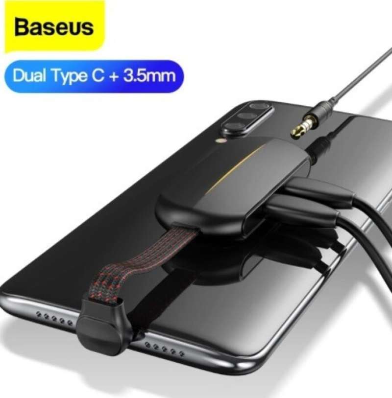 Promo BASEUS L49 3IN1 TYPE-C MALE TO DUAL TYPE-C + 3.5MM FEMALE ADAPTER Diskon 3% di Seller ...