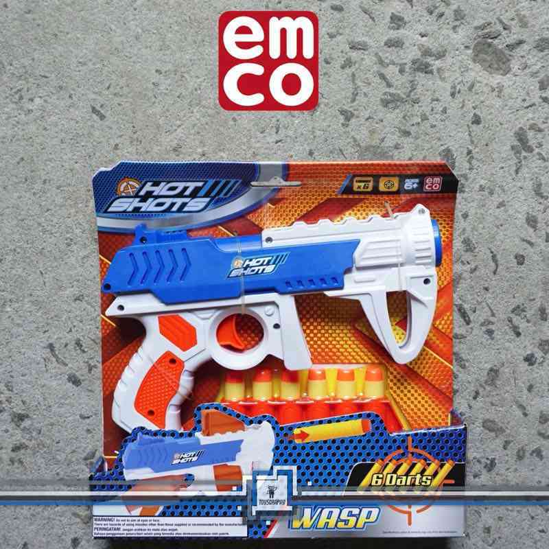 Jual Emco Hot Shots WASP blaster Nerf Xshot Tembakan Disruptor Shot di ...