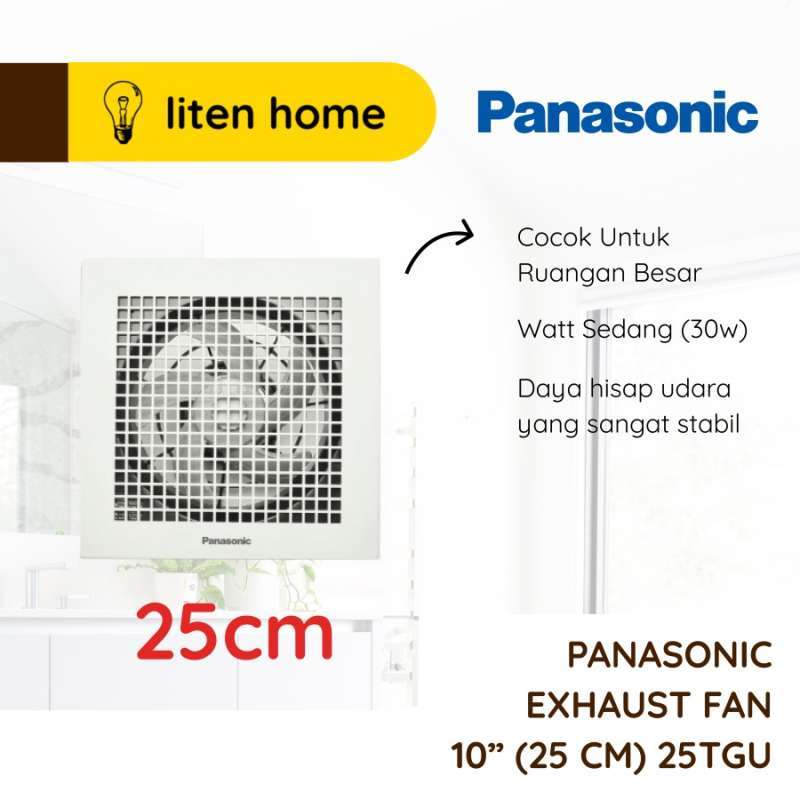 Ceiling Exhaust Fan Panasonic 10 Inch Fv 25tgu | Shelly Lighting