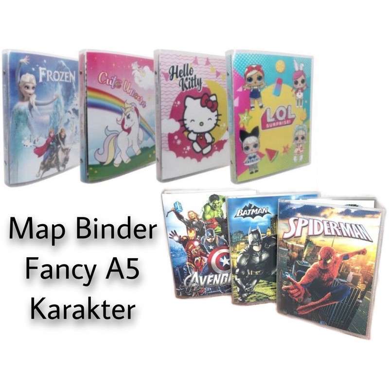 Jual Map Binder / Map Binder Fancy A5 Karakter / Map Binder Fancy Murah ...