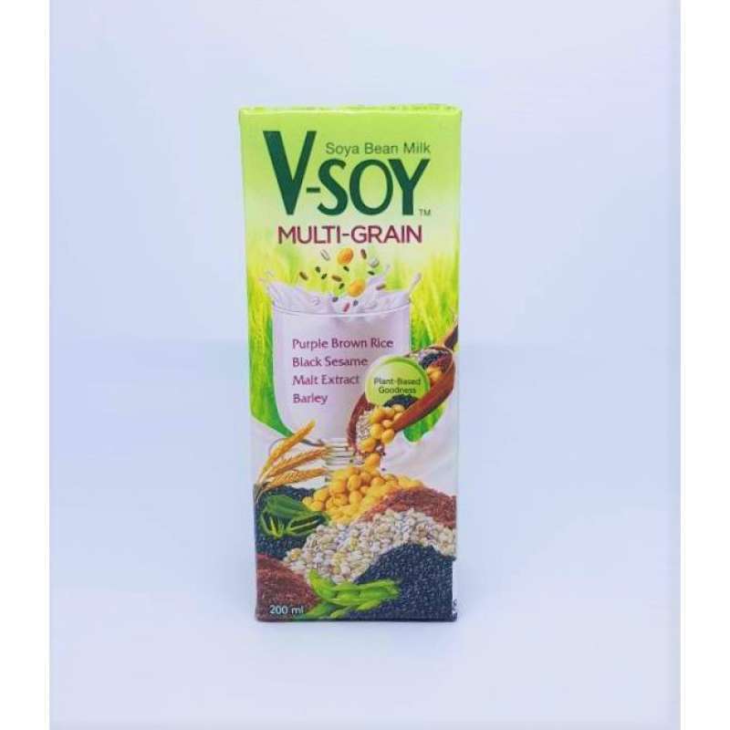 Jual V-Soy Multi Grain Soy Milk UHT 1000ml di Seller Harasha Shop ...
