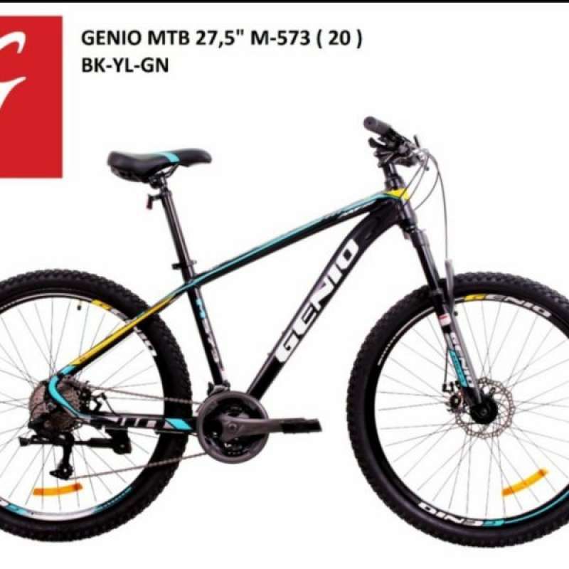 Jual SEPEDA GUNUNG MTB 27.5 GENIO M573 ALLOY 27 SPEED By United di Seller Kereta Retha ...