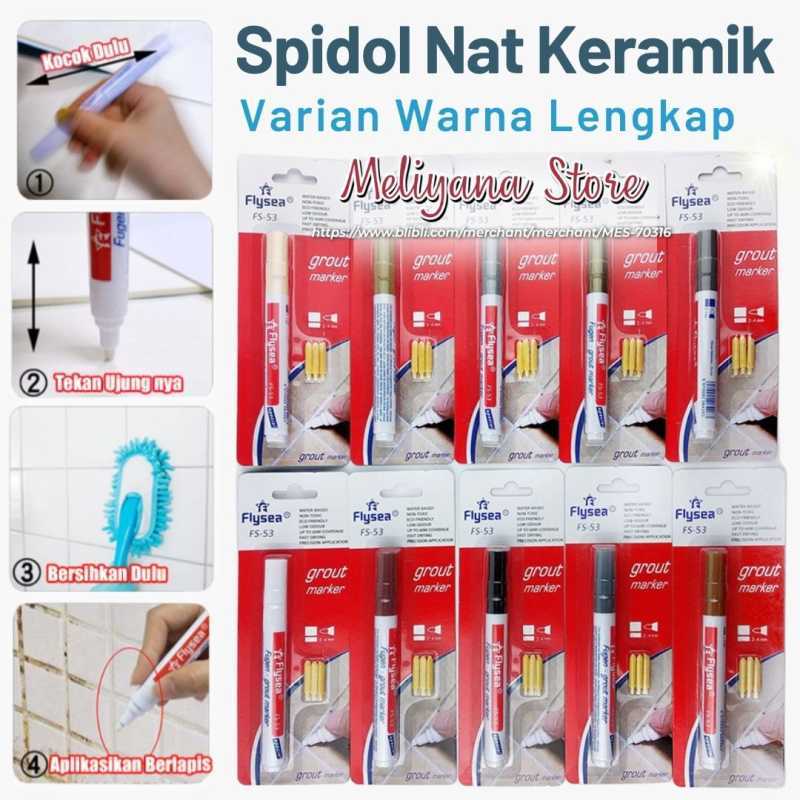 Promo Tile Grout Marker Tile Reform - Spidol Nat Keramik Original ...