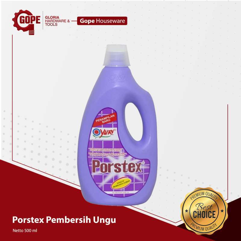 Jual PORSTEX PEMBERSIH PORCELAIN UNGU 500 ML di Seller Gope Hardware ...