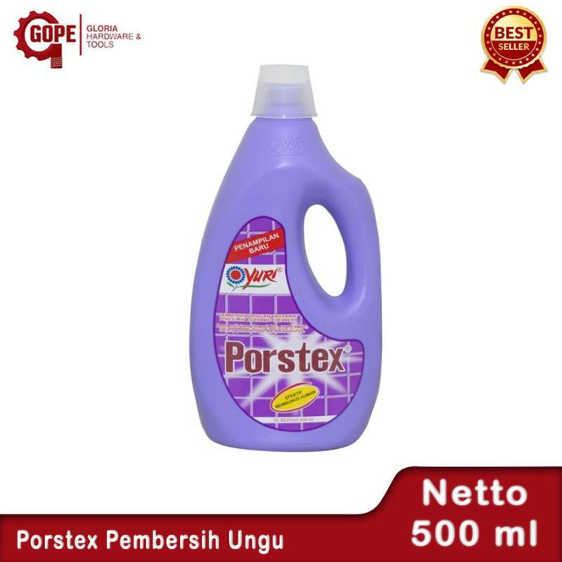 Jual PORSTEX PEMBERSIH PORCELAIN UNGU 500 ML di Seller Gope Hardware ...