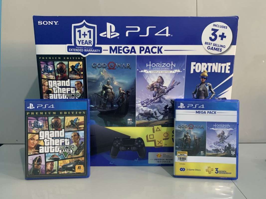 Promo Ps4 Playstation 4 Slim 1tb Mega Pack Diskon 9% Di Seller Central ...