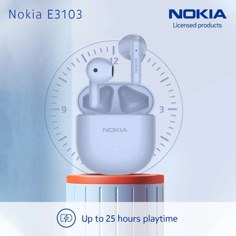 Jual Nokia E3103 Enc True Wireless Earphones Tws Less Latency Hd - White Di Seller Nokia Audio ...