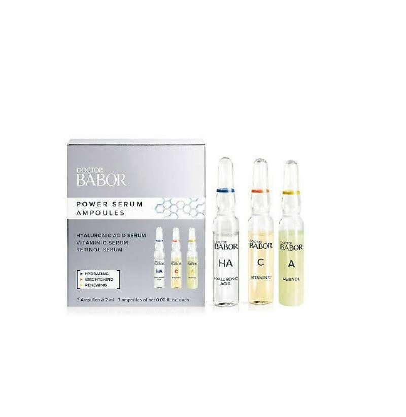 Jual DOCTOR BABOR - POWER SERUM AMPOULE HYALURONIC ACID+VITAMIN C+PEPTIDE 3X2 ML di Seller BABOR ...