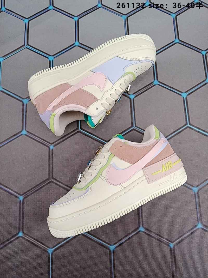 Jual NIKE AIR Force 1 shadow light blue powder light weight increased ...