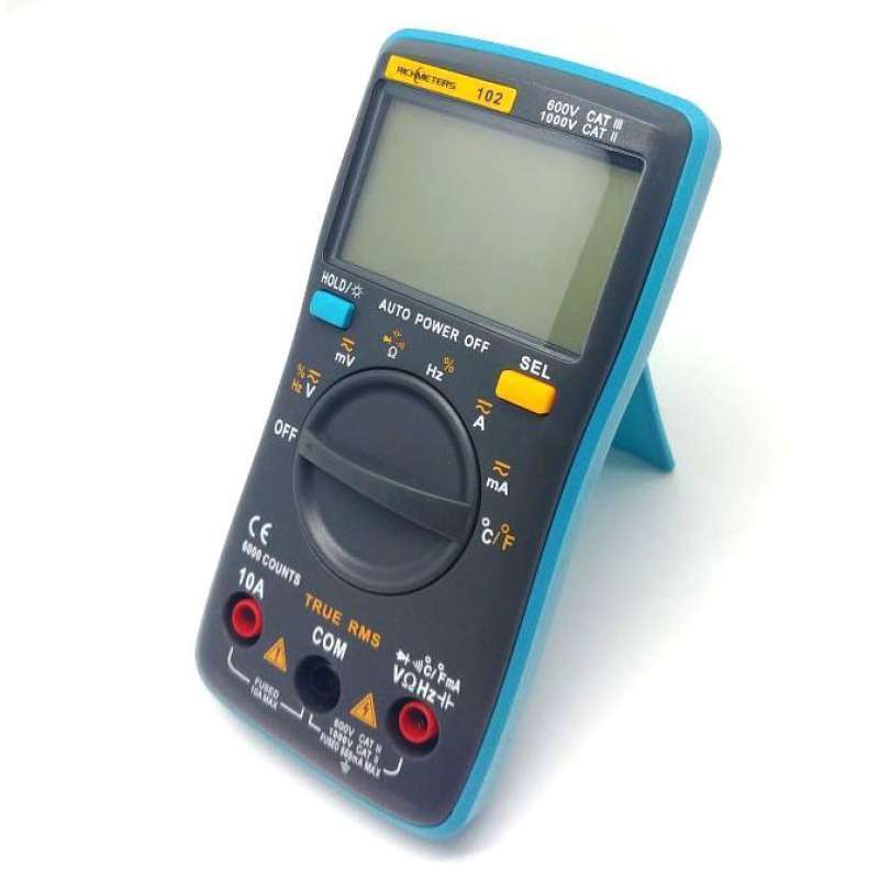 Jual Multimeter Digital AC/DC Voltage Tester with Temperature ...