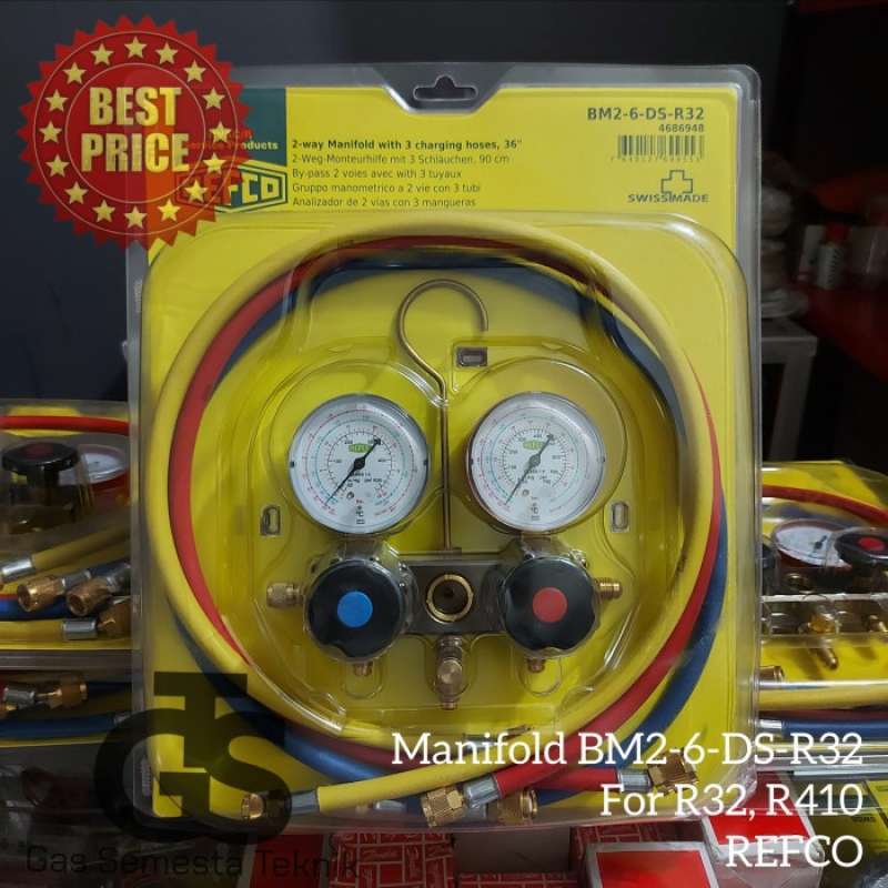 Jual MANIFOLD SET REFCO BM2-6-DS-R32 | ANALYZER REFCO BM2-6-DS-R32 di Seller Bena Store ...