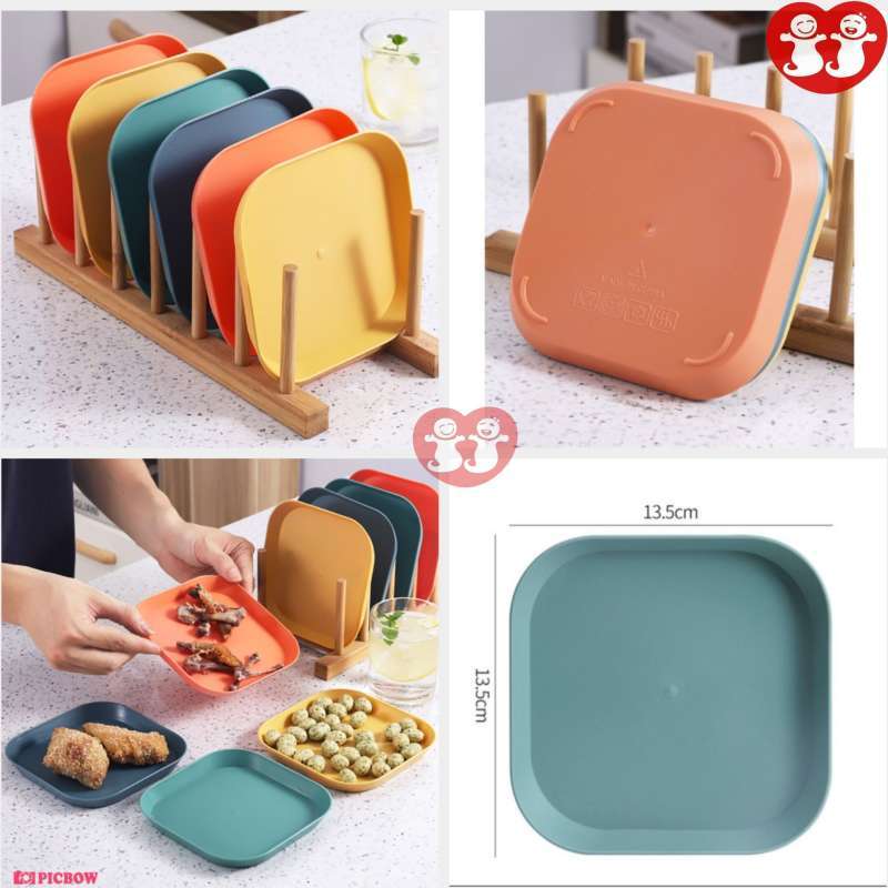 Jual Piring Plastik Makan Unik Tempat Wadah Buah Sayuran Snack Kue ...