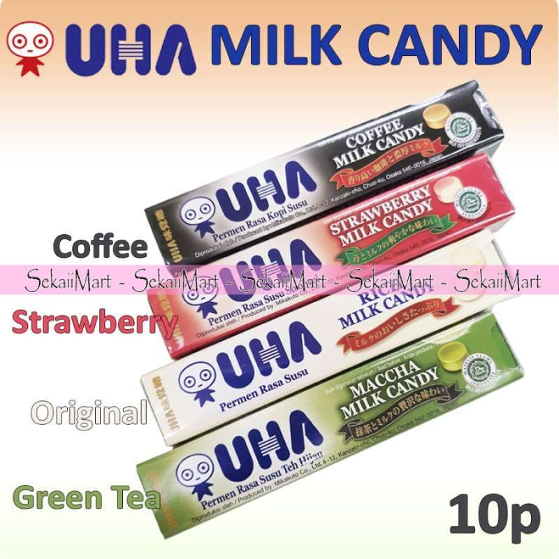 Promo UHA Milk Candy Stick 30g All Variant - Permen Susu Jepang Semua Rasa Lengkap - Macha ...