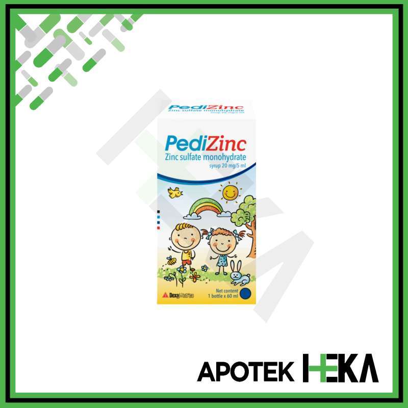 Jual Pedizinc Syrup 60 ml Botol di Seller Apotek Heka Official Store ...