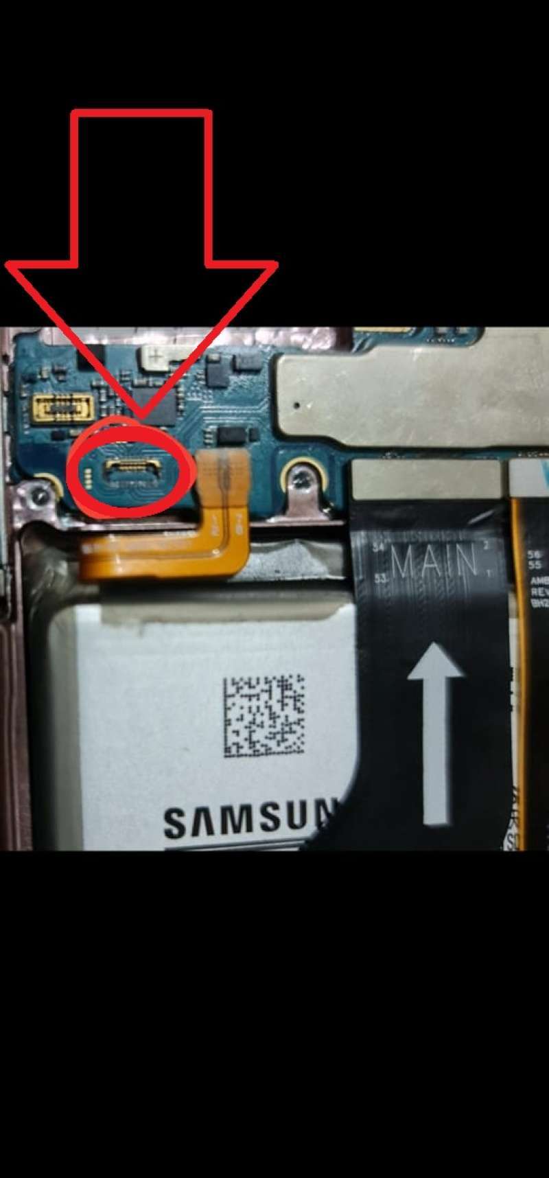 Jual Konektor Mainboard SAMSUNG Galaxy Note 20 Ultra 12 Pin On Board 1 ...