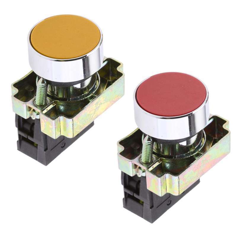 Jual 2Pack 22mm Panel Mounting Pushbutton N/C Arrow Up Down Start Stop ...