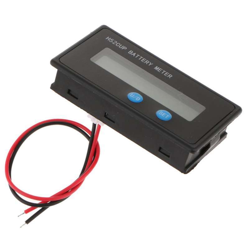 Jual LED Panel Meter DC9-150V Dual Digital Voltmeter Ammeter Percentage ...