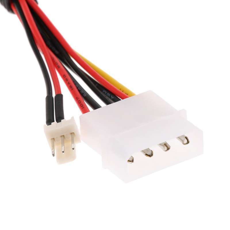 Jual 4pin Male to 4pin Female & 3pin Male Power Extension Cable for ...