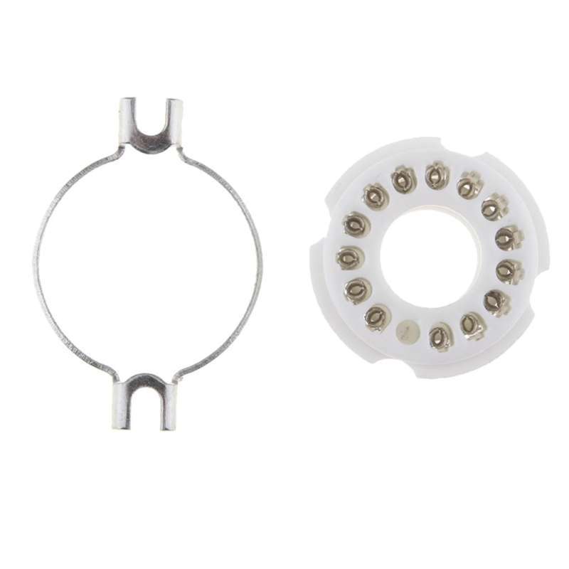 Jual Tin Plated PCB Mount Vacuum Tube Socket 14 Pin for PCB Board di ...