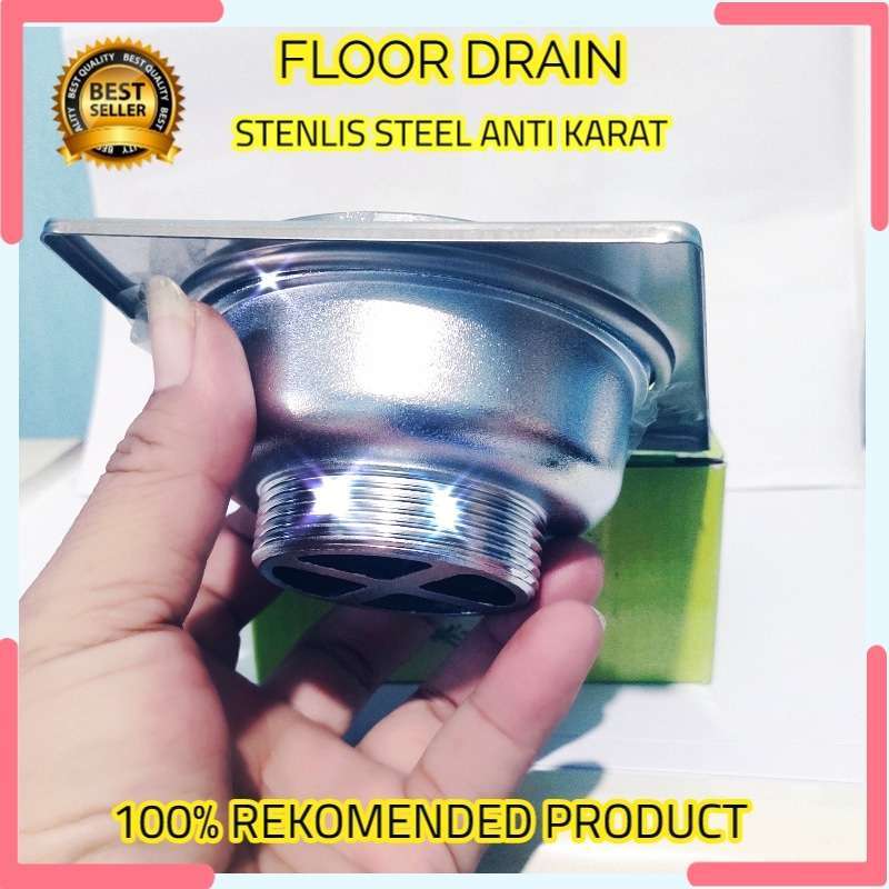 Promo FLOORDRAIN SARINGAN GOT KAMAR MANDI TUTUP LUBANG KAMAR MANDI PENUTUP GOT SARINGAN ...