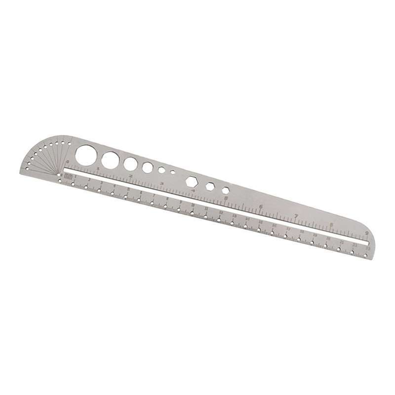 Promo Stainless Steel Angle Protractor Ruler Measuring Tool Drawing ...