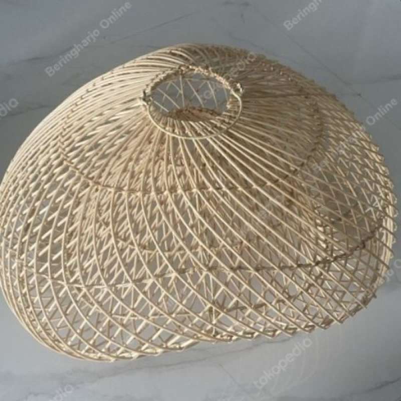 Jual kap lampu gantung rotan | kap lampu gantung | lampu cafe resto ...