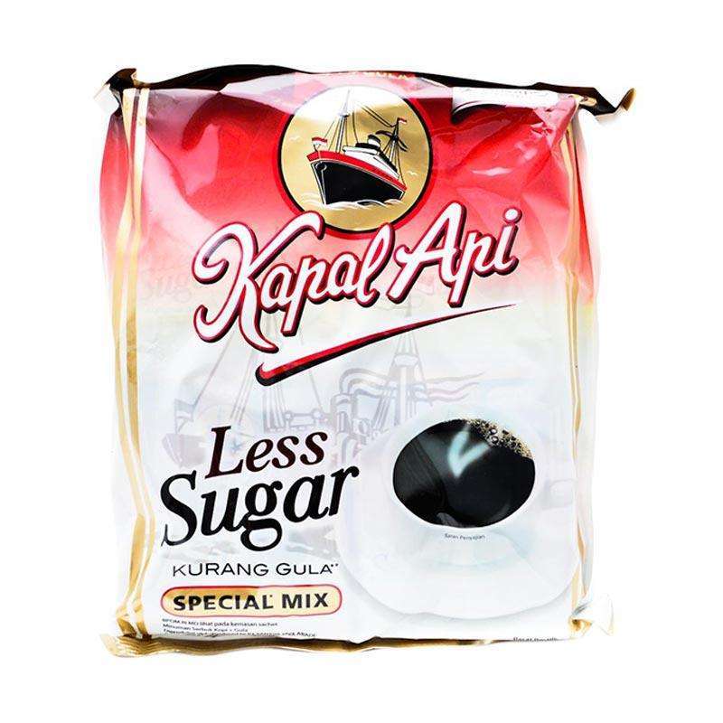 Jual Kapal Api Less Sugar Kopi Bubuk [19 g/ 20 sachet] di Seller Dunia ...