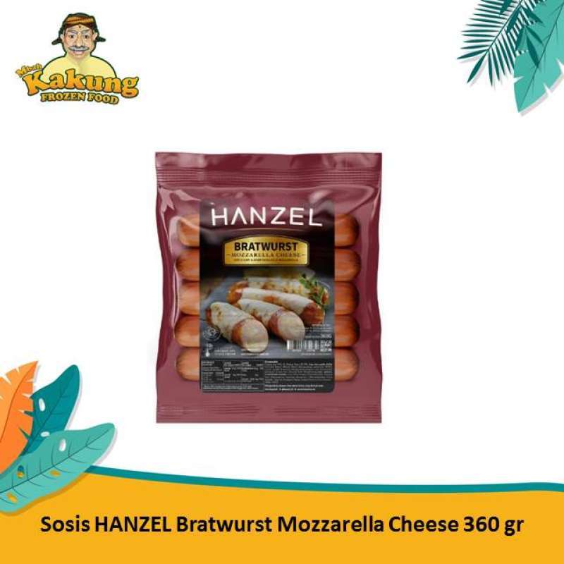 Jual Sosis HANZEL Bratwurst Mozzarella Cheese 360 gr di Seller Mbah ...