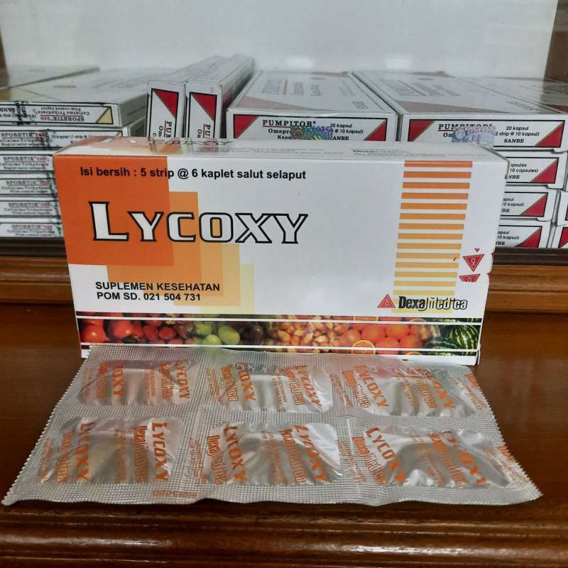 Jual Lycoxy 6 Kaplet di Seller Apotik Bintang - | Blibli