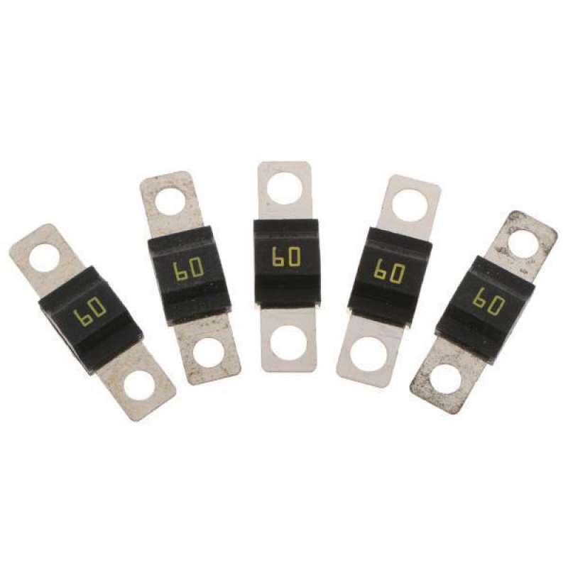 Jual 4xFlat Metal Fuse Slow Bolt Fuses Car Audio Power High Current ...