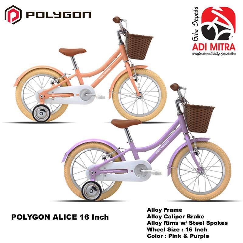 Jual Polygon Alice [16 Inch] Sepeda Anak Di Seller Adimitra Online ...