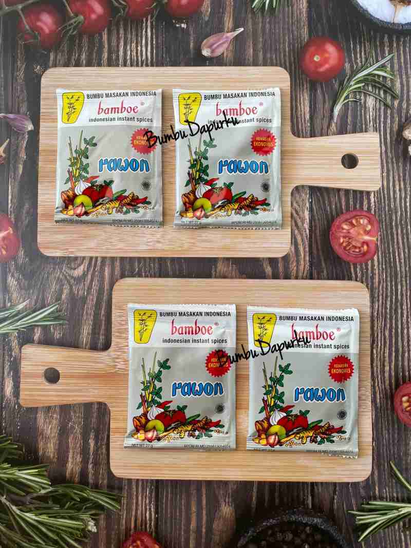 Jual (4 sachet) Bamboe Mini BUMBU MASAKAN INSTAN INDONESIA Rawon 27gr ...