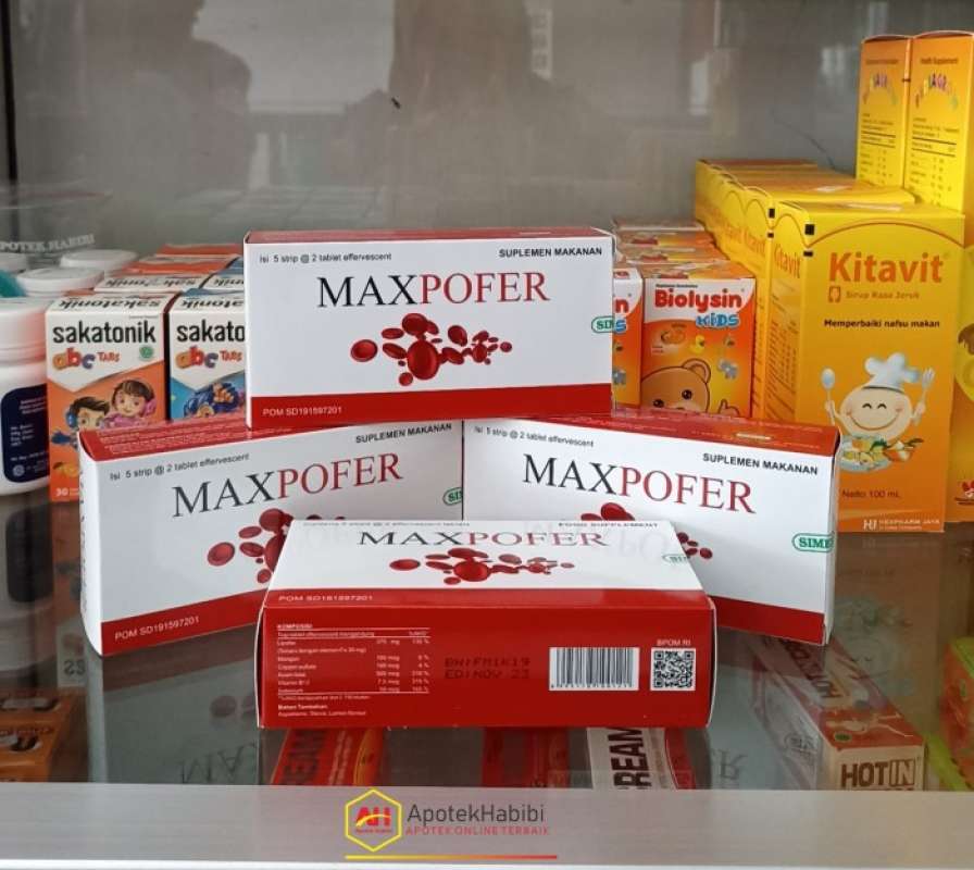 Promo MAXPOFER MAKPOFER MAXPOPER BOX 10 TABLET EFFERVESENT OBAT ...
