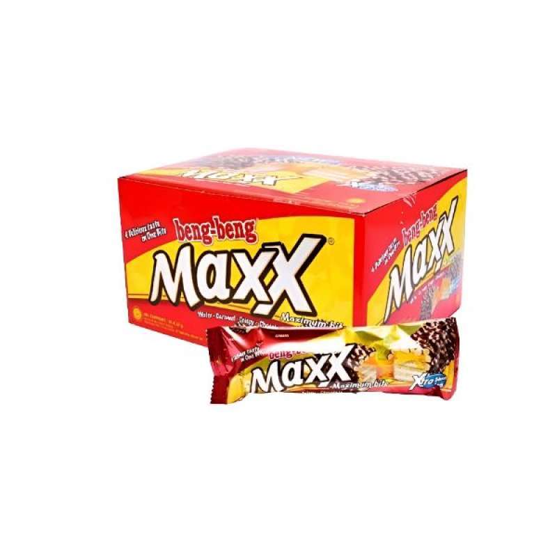 Jual Wafer coklat beng beng maxx (12pcs x 32gr ) cemilan enak dan murah ...