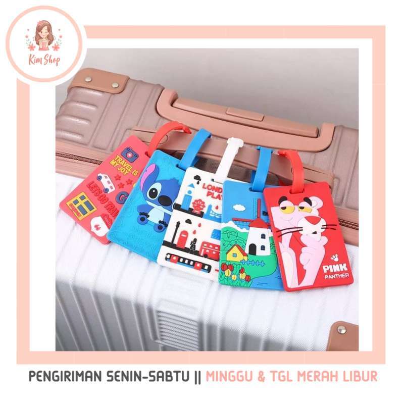 Jual KIM SHOP - Luggage Tag Gantungan Tas Label Koper Tanda Pengenal ID ...