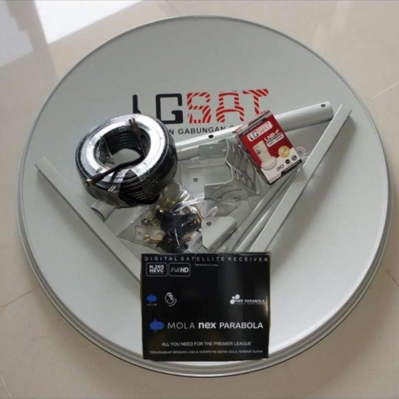 Promo Special Paket Parabola Mini 60cm Receiver Nex Parabola Hitam ...