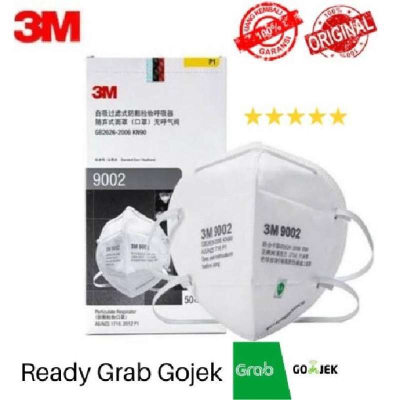 Jual Masker 3m N90 N95 9002 Headloop Original 50pcs High Quality Di ...
