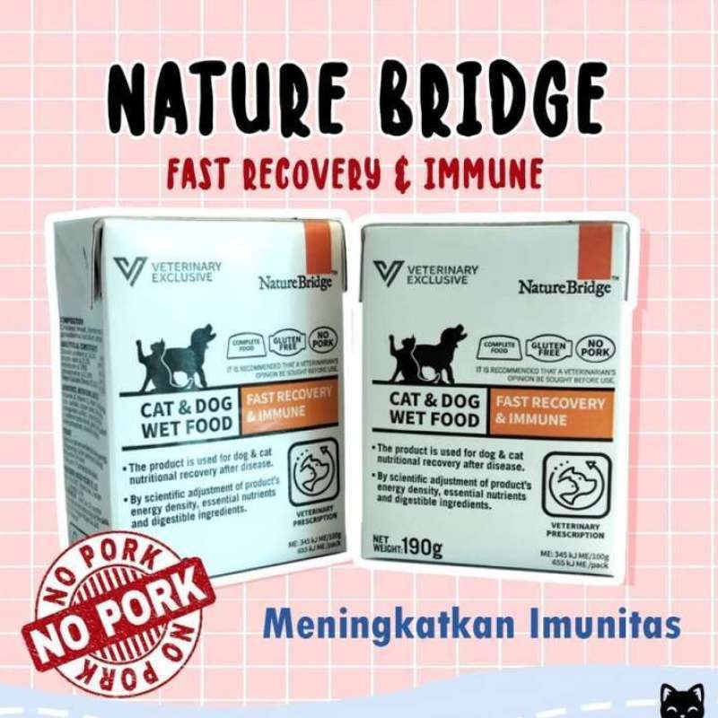 Jual Nature bridge recovery makanan imun virus calici virus panleu di ...