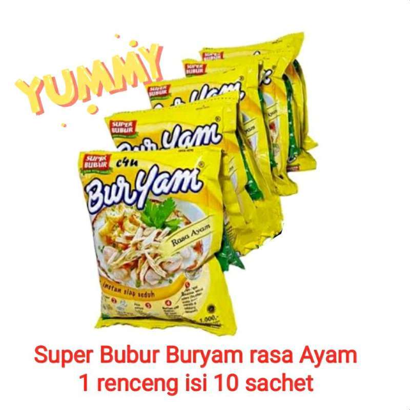 Jual Super Bubur Buryam sachet isi 10 di Seller best mart - Pamulang ...
